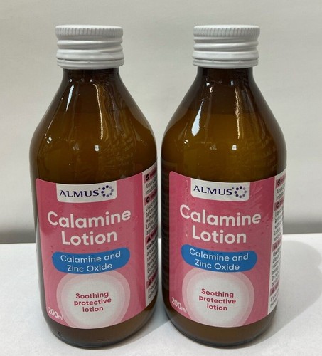 Almus Calamine Lotion - 2 x 200ml - Chickenpox/Sunburn/Prickly Heat ...