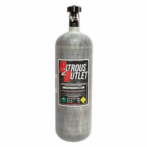 Nitrous Outlet 12Ib Composite Nitrous Bottle & High Flow Valve 800 HP ...