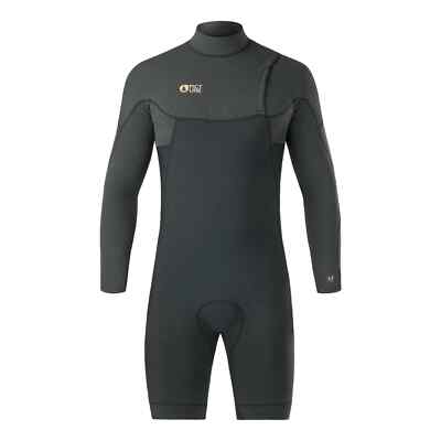 PICTURE Men's 2/2 META ZIP-FREE L/S Spring Suit - A BLACK - Medium ...
