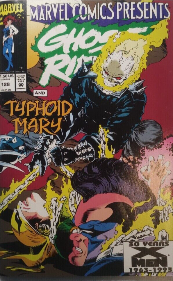 Marvel Comics Presents Ghost Rider and Typhoid Mary #128 1993 Marvel NM ...
