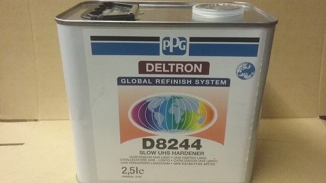 PPG D8244 Deltron UHS Hardener Slow 2.5 Litre 2k Activator Catalyst for ...