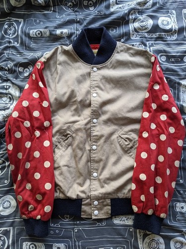 Vtg Billionaire Boys Club BBC Bee Line Polka Dot Varsity Jacket mens Size Medium | eBay