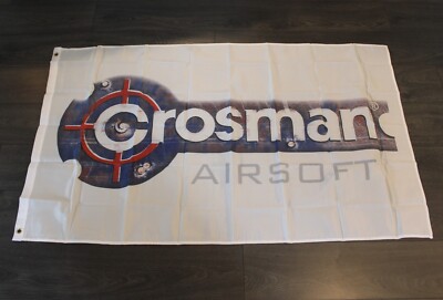 Crosman Airsoft Banner Flag Pellet BB Gun Firearms & Ammo Shop Store ...