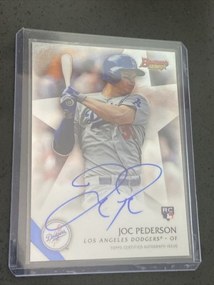 2015 Bowman's Best Joc Pederson Rookie On-Card Auto #B15-JP RC Dodgers ...