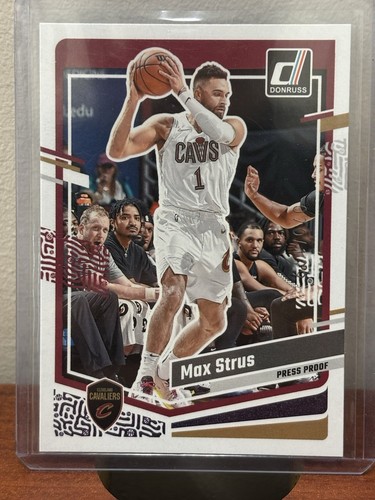2023-24 MAX STRUS DONRUSS PRESS PROOF # 70/199 CLEVELAND CAVALIERS | eBay