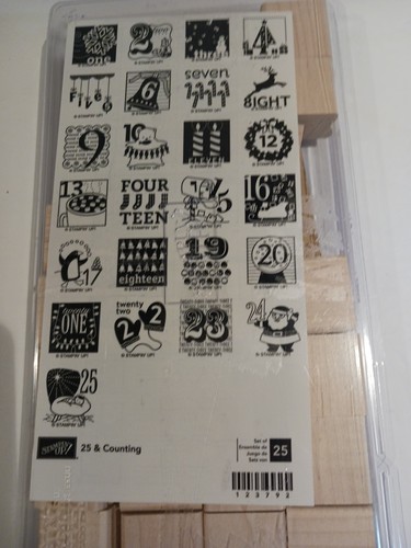 New Stampin Up! "25 & Counting" 25 Christmas Stamps Advent Calendar ...