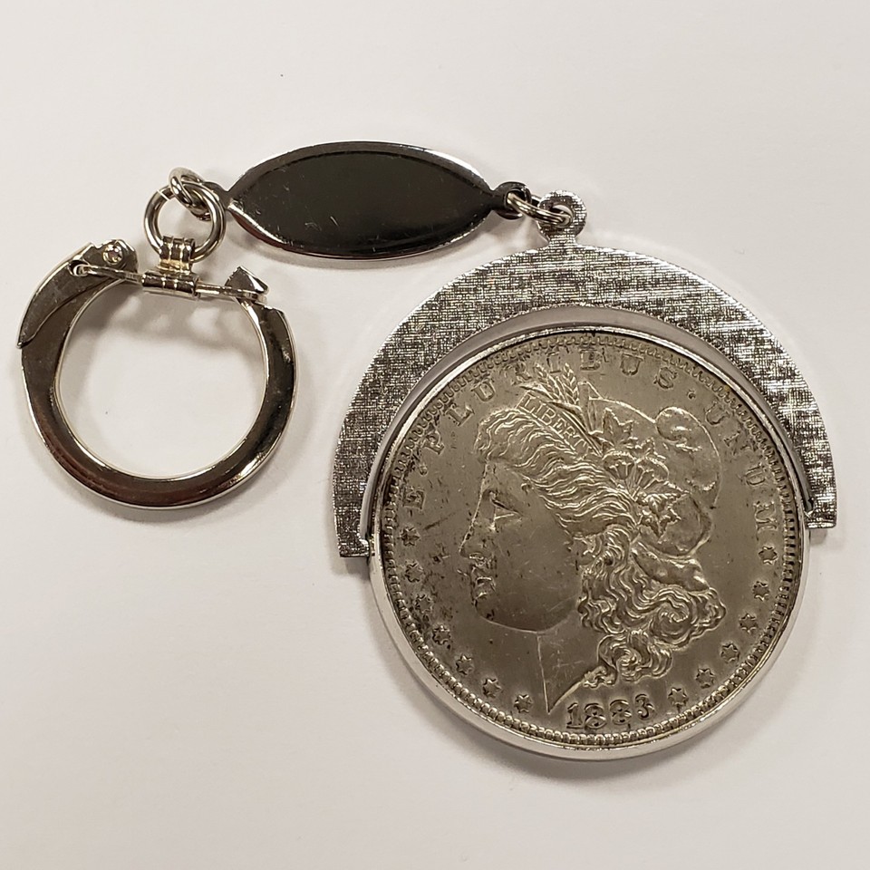 1883 $1 Morgan Silver Dollar - Key Chain - SKU-F9072 | eBay