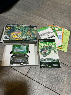 GBA Pokemon Emerald Japanese Game Boy Advance Authentic w/box | eBay
