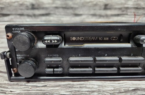 RARE Soundstream TC308 Old School Cassette Stereo, With Wiring ...