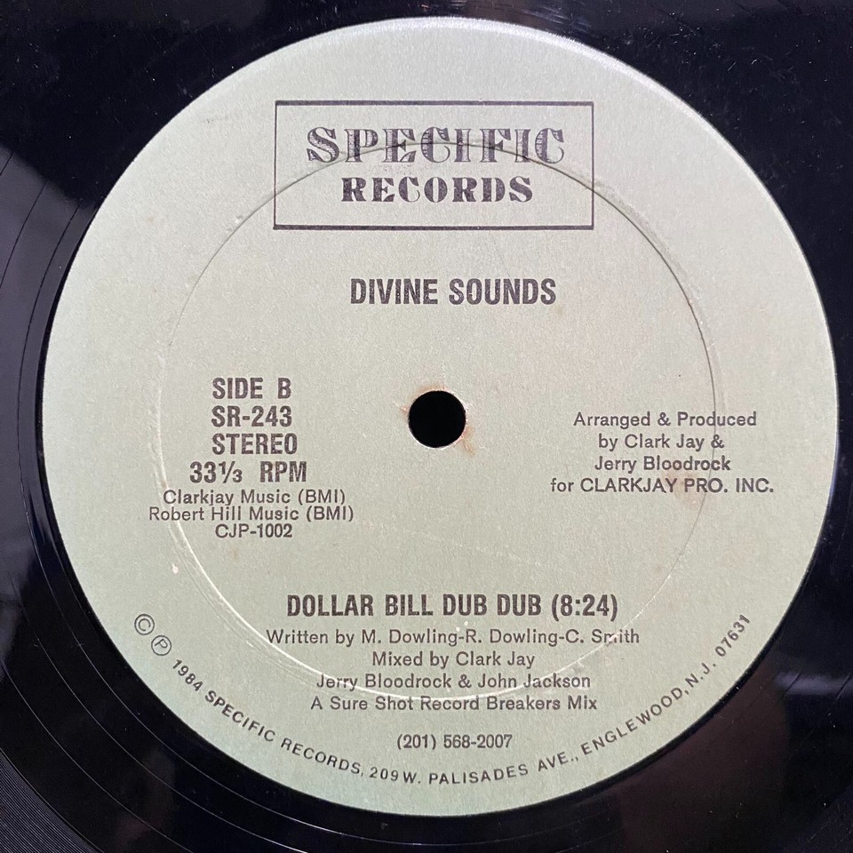 DIVINE SOUNDS - WHAT PEOPLE DO FOR MONEY (12") 1984 RARE!! CLARK JAY ...