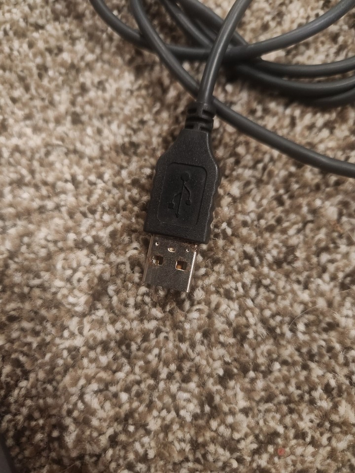 Logitech Trackball Marble Mouse T-BC21 USB Wired TESTED Red Ball Dark ...