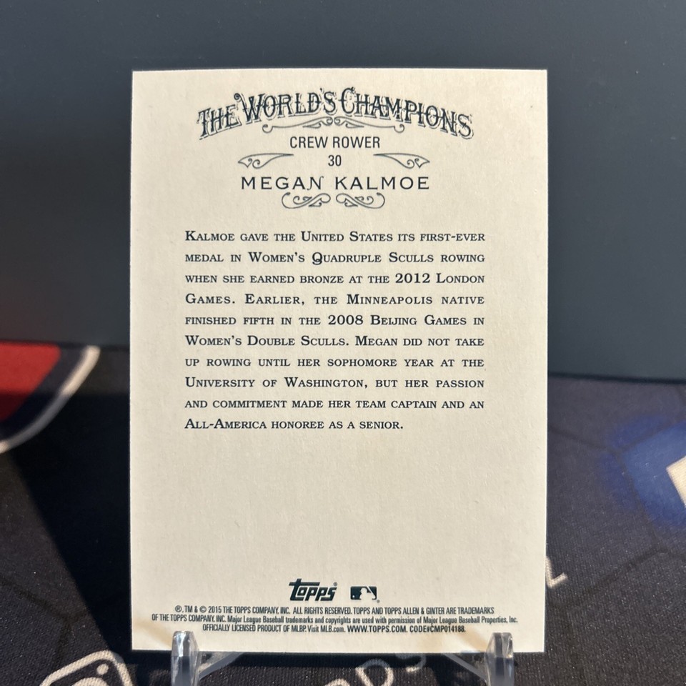 2015 Allen and Ginter X Megan Kalmoe Black 10th Anniversary #30 | eBay