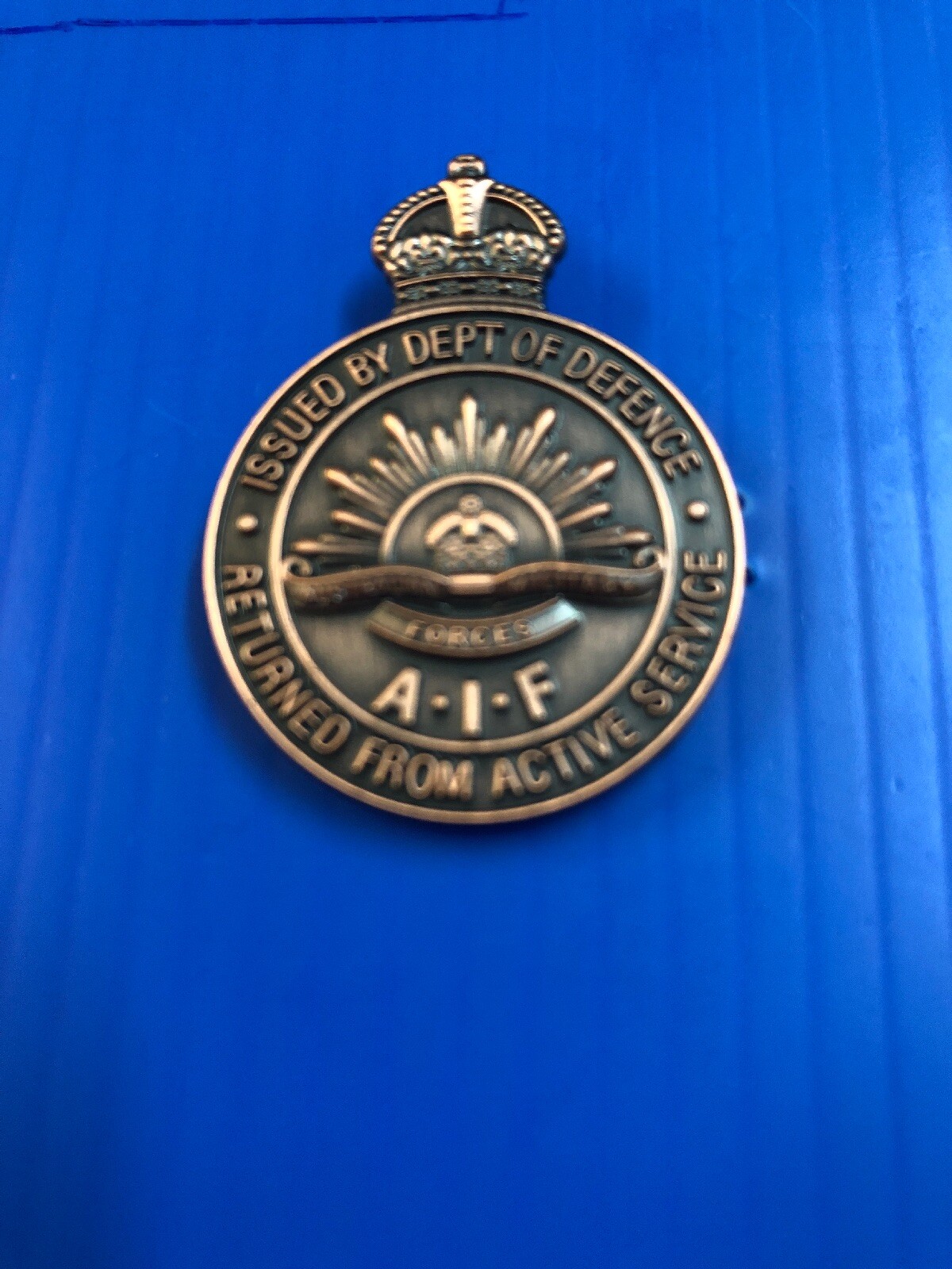 Returned From Active Service Badge AIF #badges#Activeservice#worldwars ...