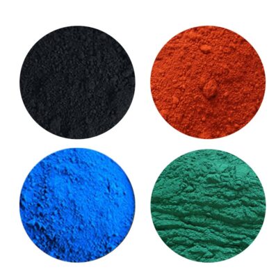 Pigments d'oxyde de fer 4 couleurs en poudre pour peinture pavée de ...