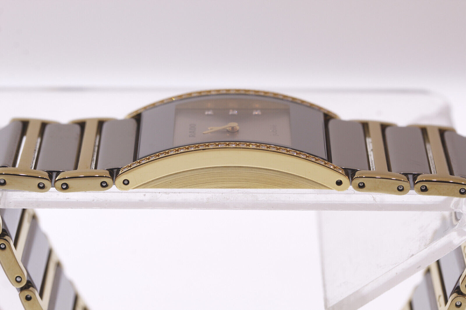 Ladies RADO Jubilé R20795702 Integral Two Toned Silver Dial Diamond ...