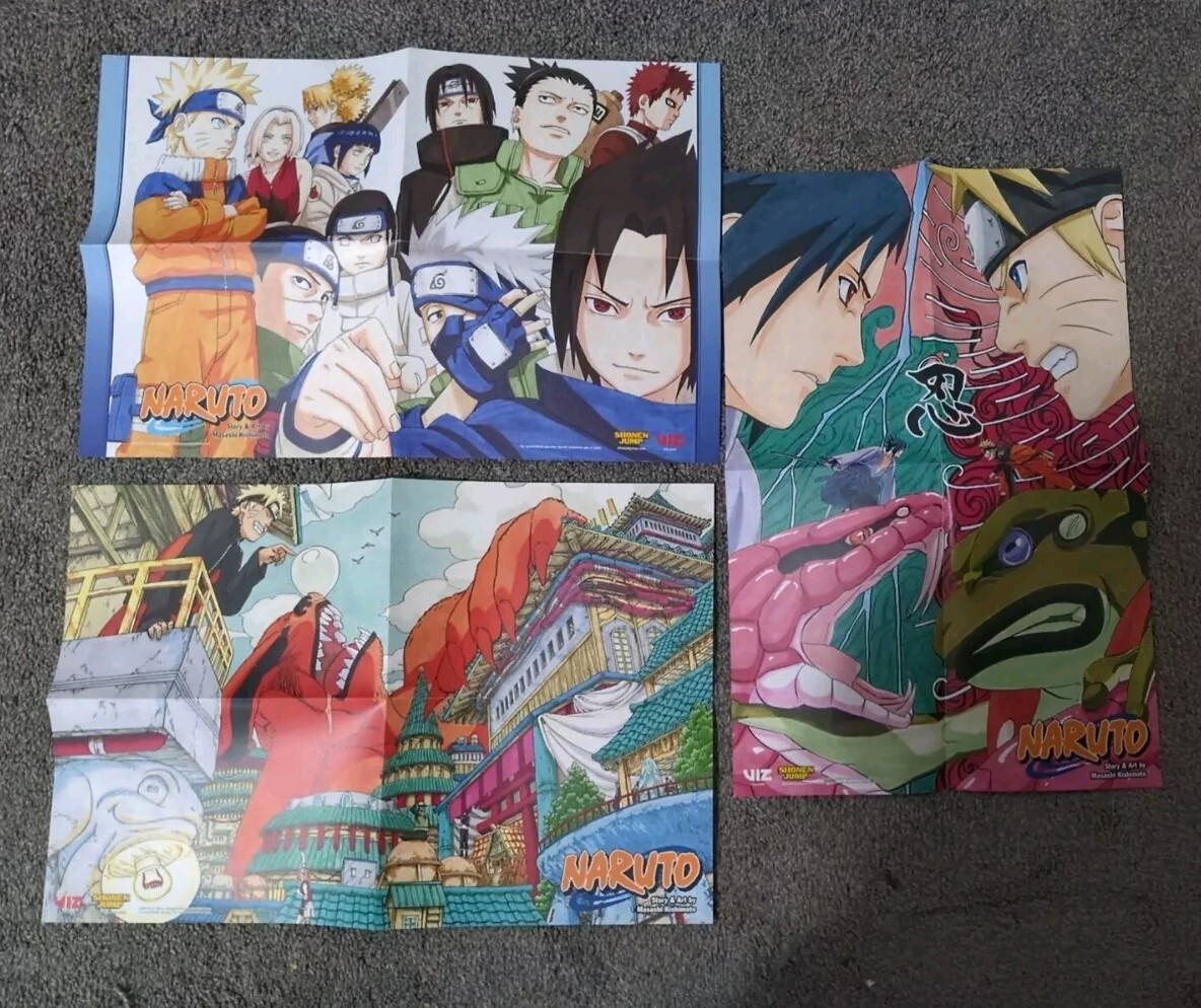 Naruto Manga COMPLETE Collection, 3 Boxed Sets 1-72, in English ...