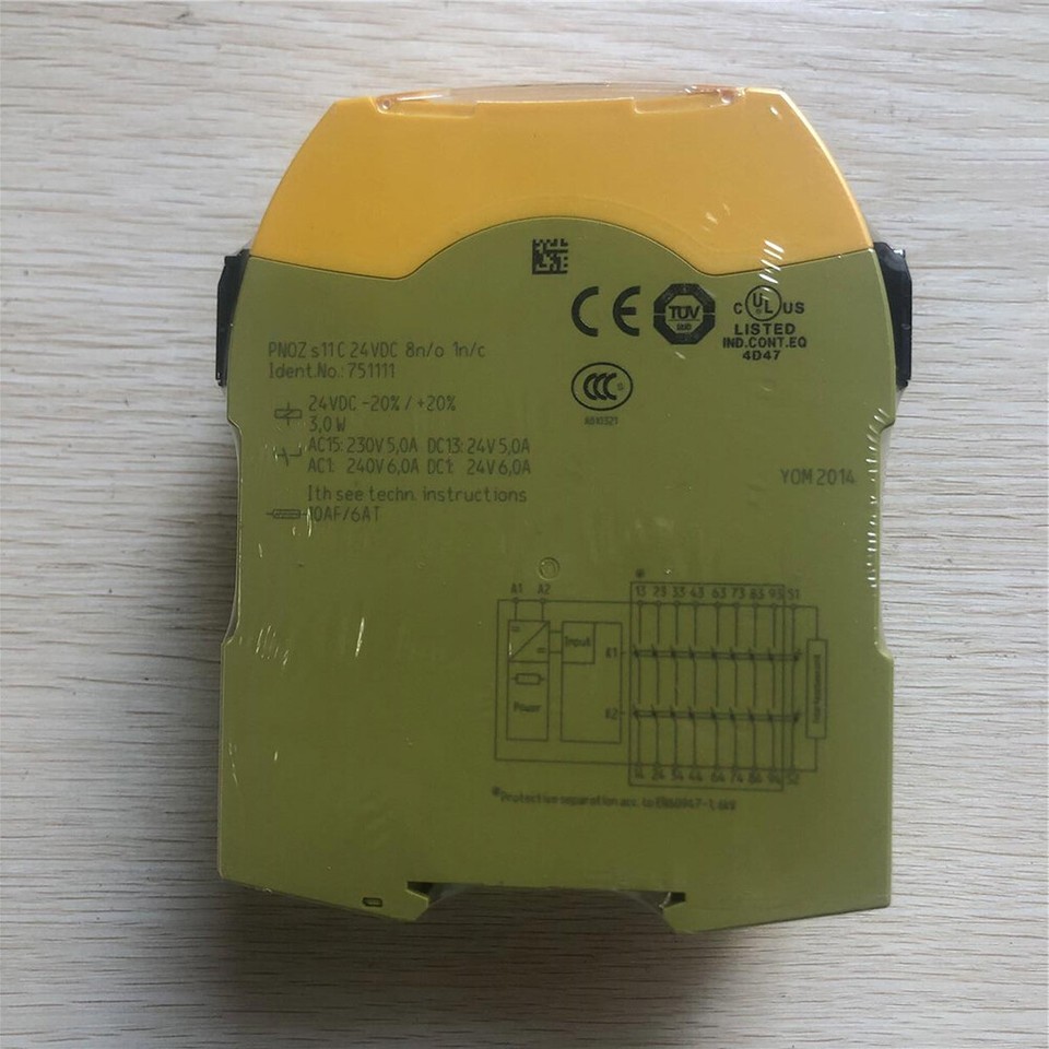 For pilz PNOZ S11 C 751111 24VDC 8n/o 1n/c Safety Relay | eBay