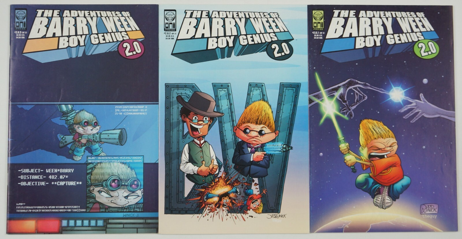 Adventures of Barry Ween, Boy Genius 2.0 #1-3 VF/NM complete series ...