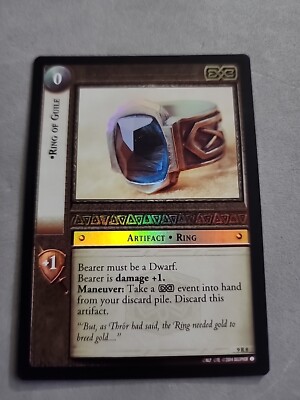 DECIPHER LOTR REFLECTIONS RING OF GUILE ARTIFACT 9R8 FOIL CARD | eBay