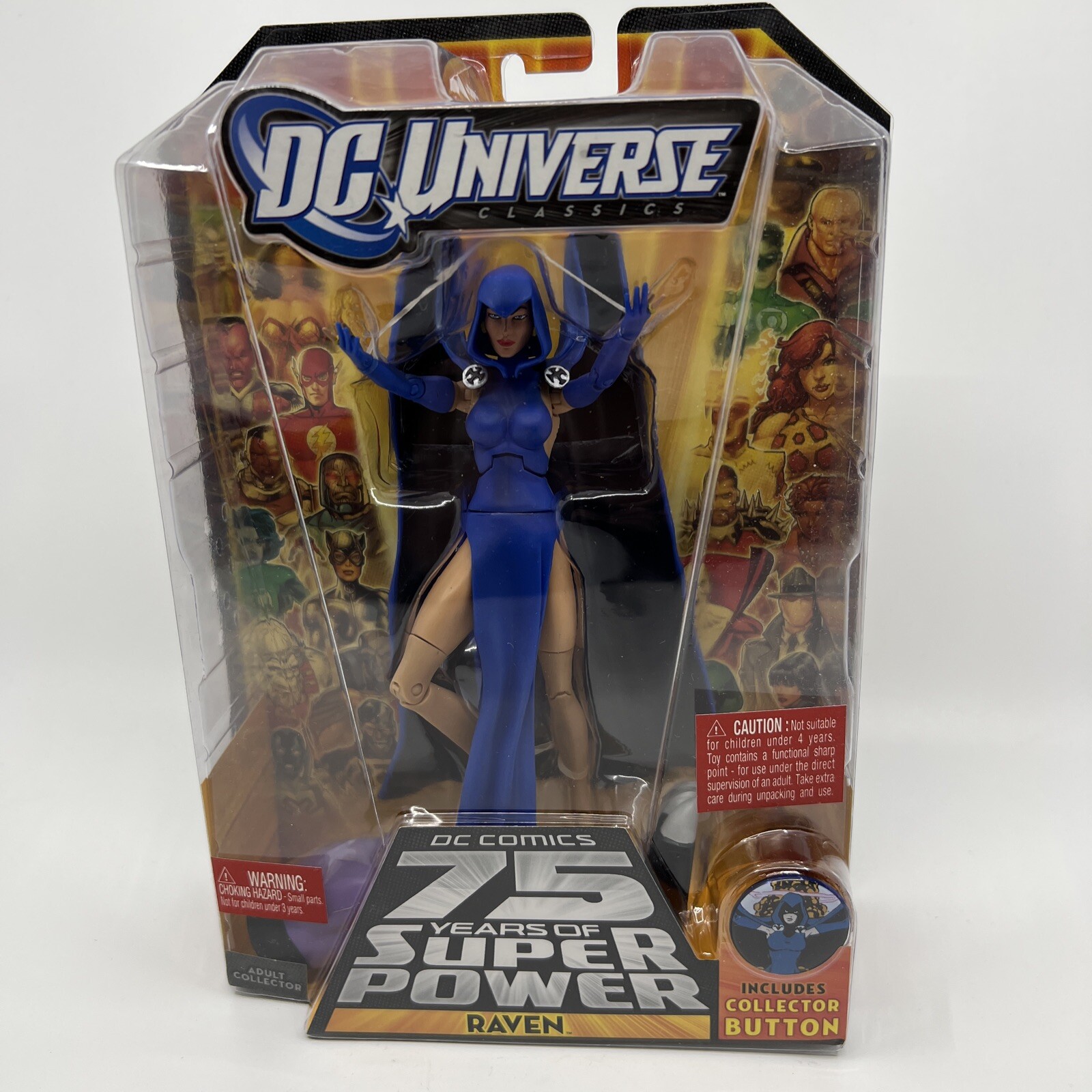 Mattel 75 Years Of Super Power RAVEN Figure DC Universe Classics ...