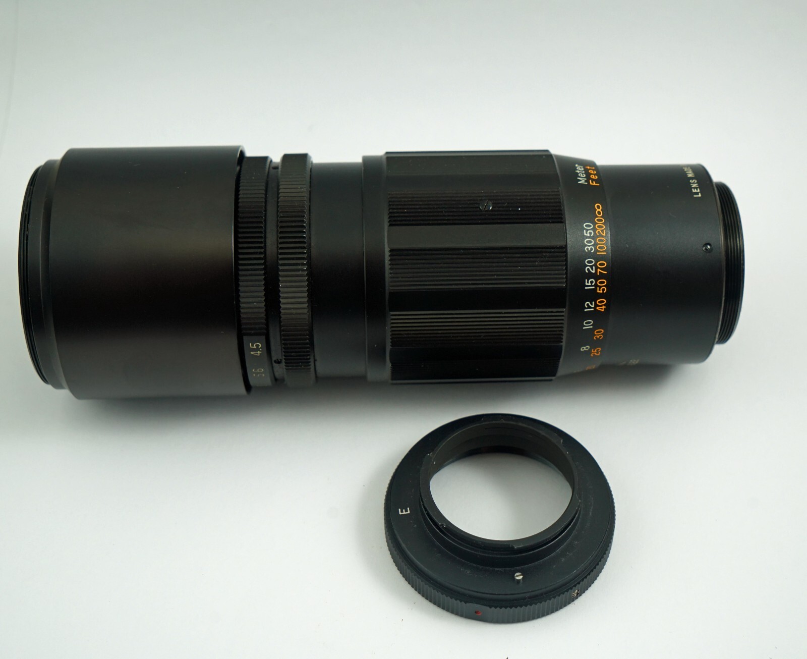 Soligor 200mm Preset F4.5 with T-Mount and Exakta Adapter | eBay