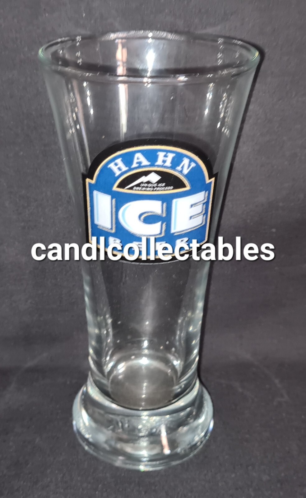 RARE COLLECTABLE 285ML HAHN ICE BEER GLASS IN GREAT USED CONDITION | eBay