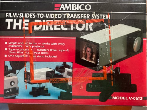 Ambico V-0612 The Director Film Slide to Video Transfer System 8mm ...
