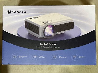 Vankyo Leisure 3W Wireless Mini Smart Portable Projector White | eBay