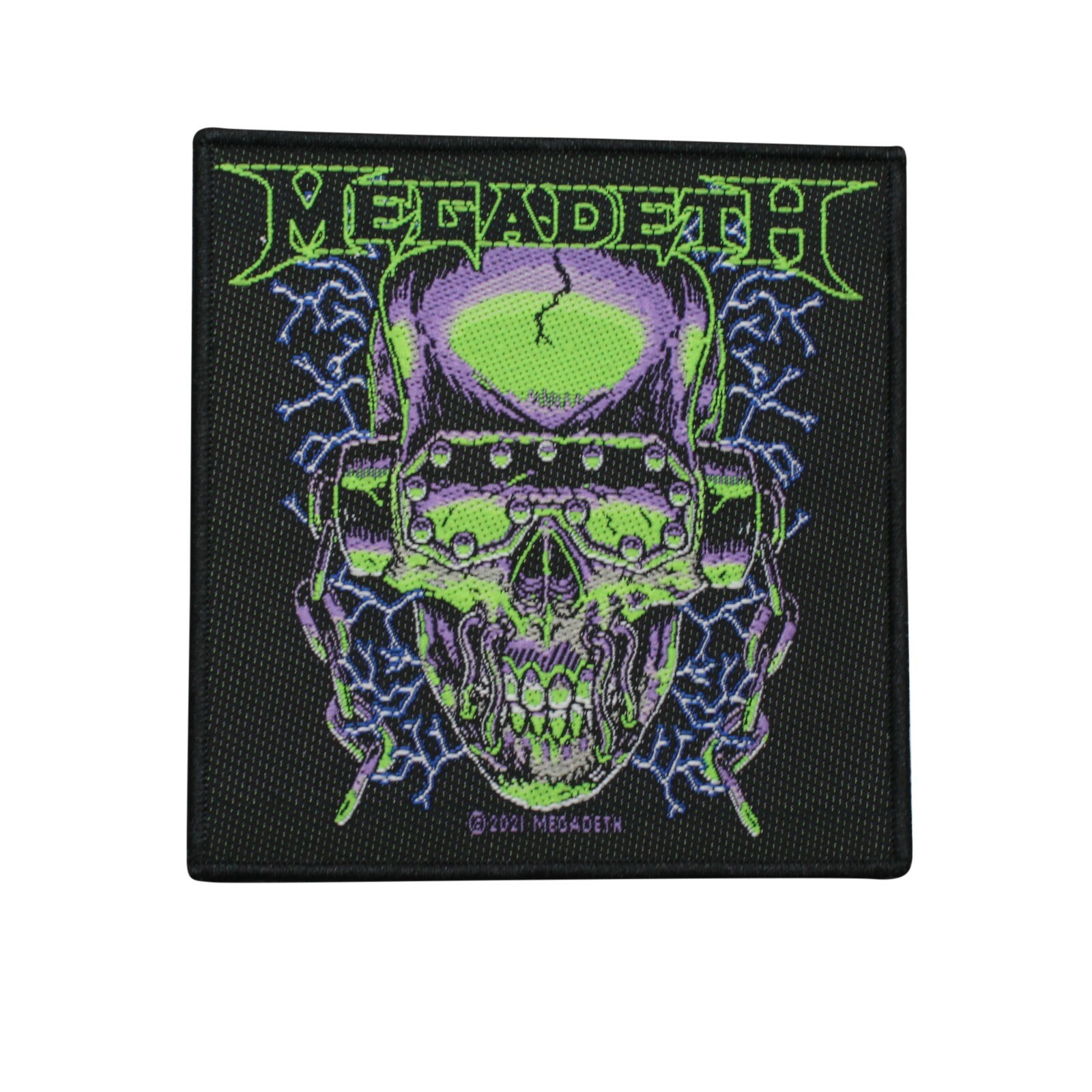 Megadeth Vic Rattlehead Woven Sew On Music Band Patch - Licensed 089-3 ...