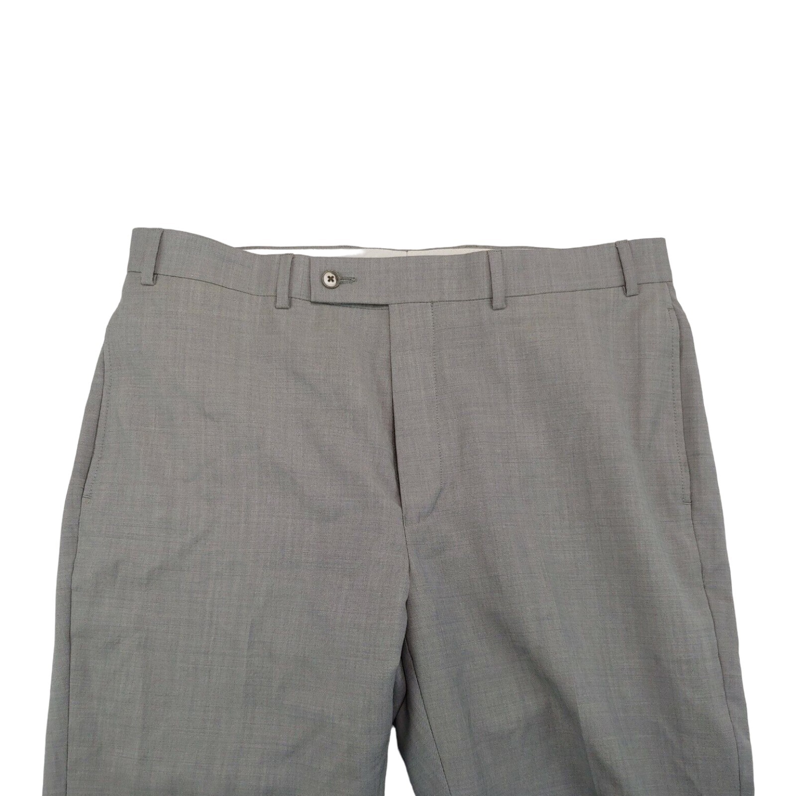 Calvin Klein Men's Gray Pleated Slacks Dress Pants Size 36W x 32L NWOT ...