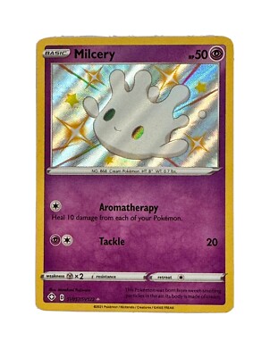 Pokémon TCG - Milcery - SV57/SV122 - Shining Fates - Shiny Rare ...