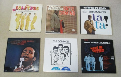 LOT OF 8 SOUL / R&B VINYL LPs / 1950-60s/ JERRY BUTLER / DRIFTERS ...