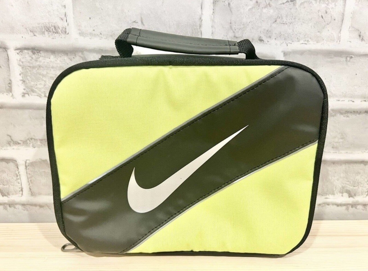 Nike Zip Up Lunch Box- Black/Neon Yellow | eBay