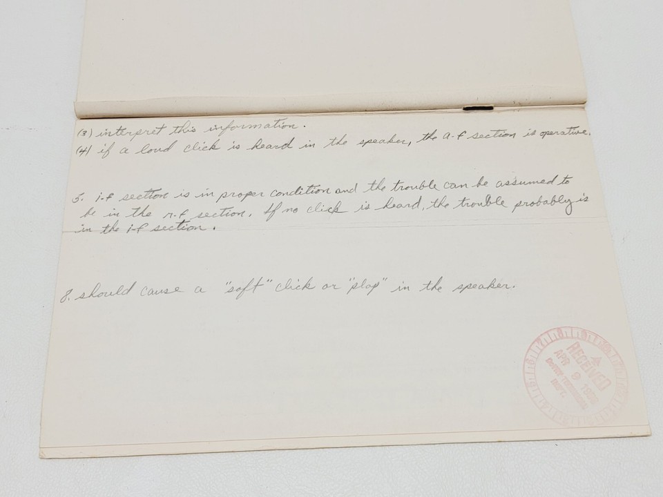 Vintage 1955 DeVry Technical Institute Electronics Course Books 20 ...