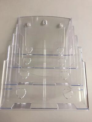 BIG Flyer Brochure Leaflet Holder Stand Dispenser-Document Sorter File ...