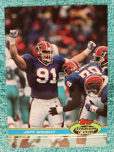 1991 TOPPS STADIUM CLUB JEFF WRIGHT #360 BUFFALO BILLS | eBay