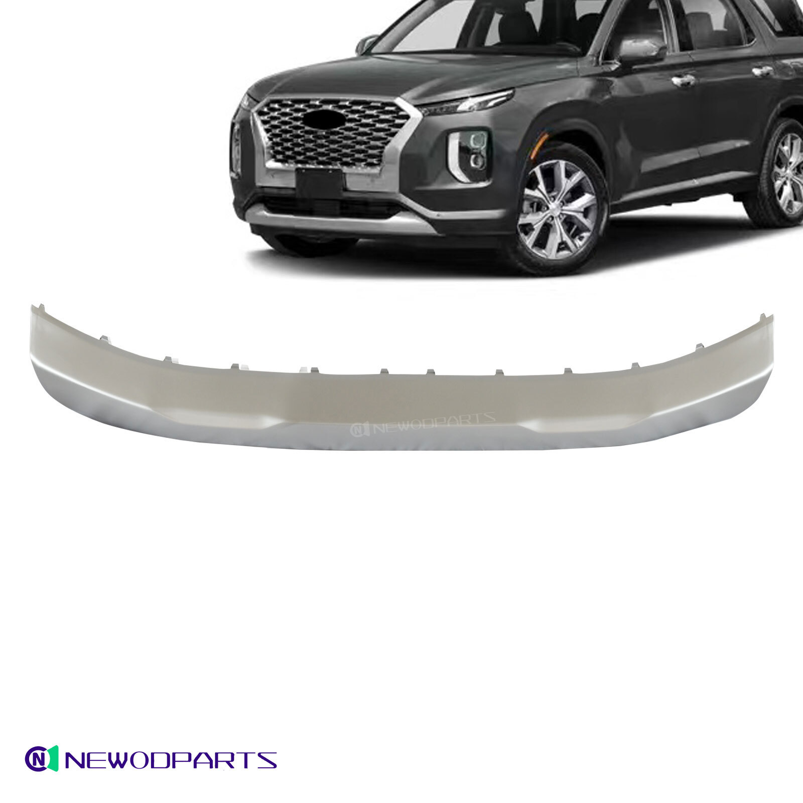 2020-2022 Hyundai Palisade Front Bumper Skid Plate Silver For | 86577 ...