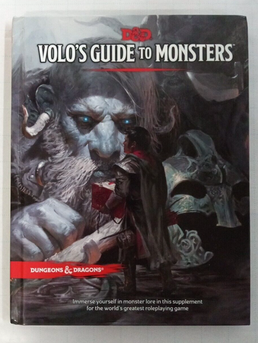 Volo's Guide to Monsters WOTC 5E RPG Dungeons & Dragons D&D 2016 1st ...
