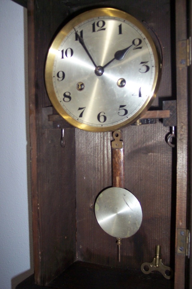 Antique Box Clock NICE | eBay