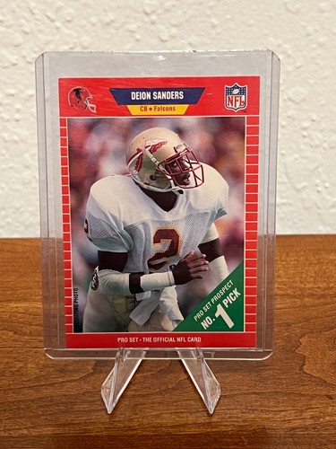 Deion Sanders 1989 Pro Set Rookie Card RC #486 Atlanta Falcons Florids ...