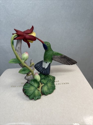 1992 Lenox Porcelain Figurine Broad Billed Hummingbird Garden Bird ...