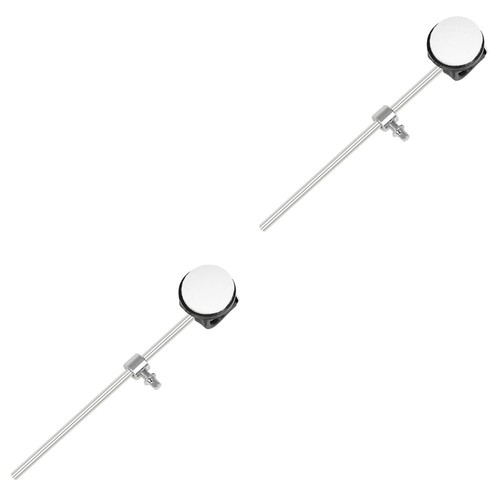 Set of 2 Jazz Drum Hammer Head Replacement Parts Metal Beater Beaters ...