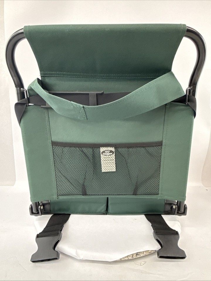 GCI Sit Backer Canoe Stadium Bleacher Folding Seat Chair w/ Back ...