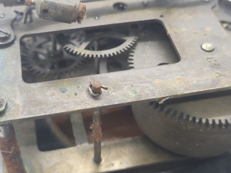 Vintage Gustav Becker Sile Sia wall clock mechanism Dial and hands not ...