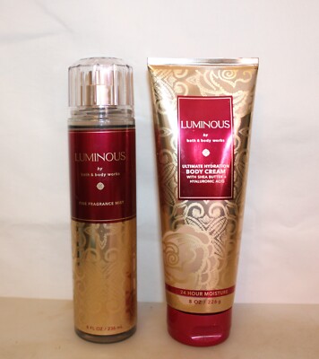 Bath & Body Works Luminous Body Cream & Fragrance Mist | eBay