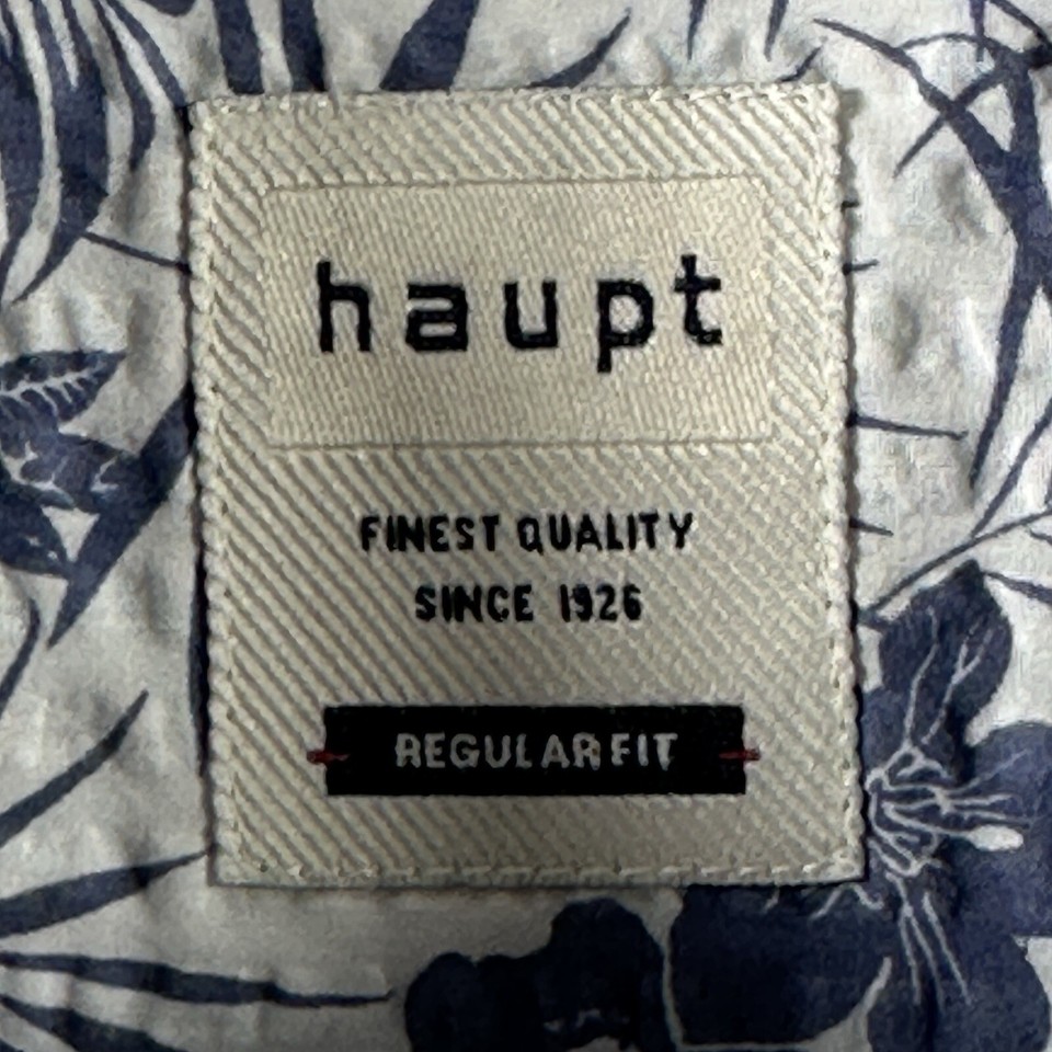 Haupt Shirt Men's 2XL 45/46 Hawaiian Floral Button Up Short Sleeve ...