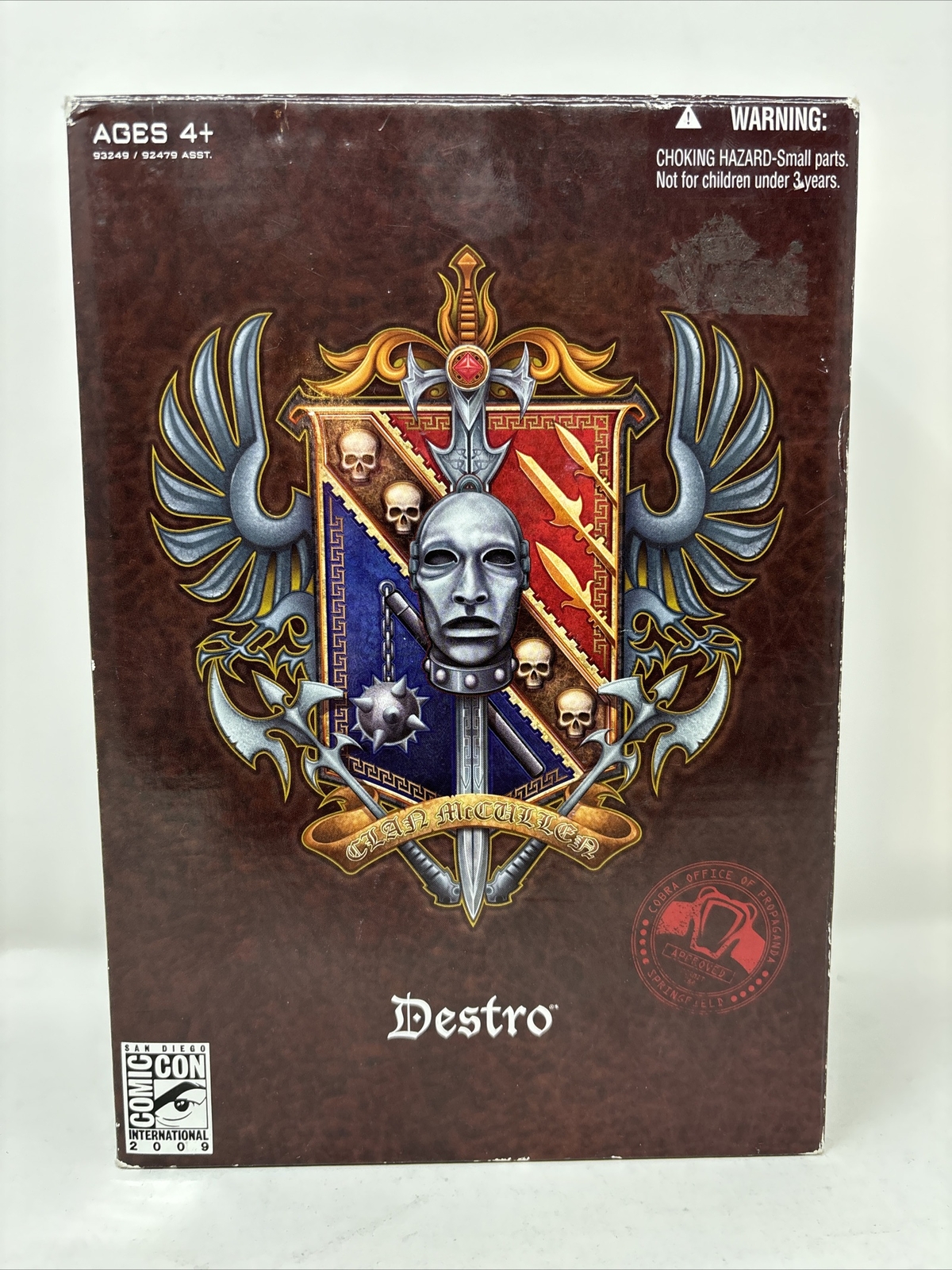 Hasbro G.I. Joe: The Rise of Cobra DESTRO Clan McCullen 2009 SDCC ...