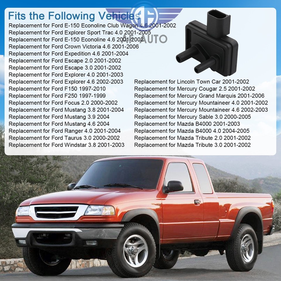 4U7Z-9J460-AA FOR Ford F150 Mustang Escape EGR Valve Pressure Feedback ...