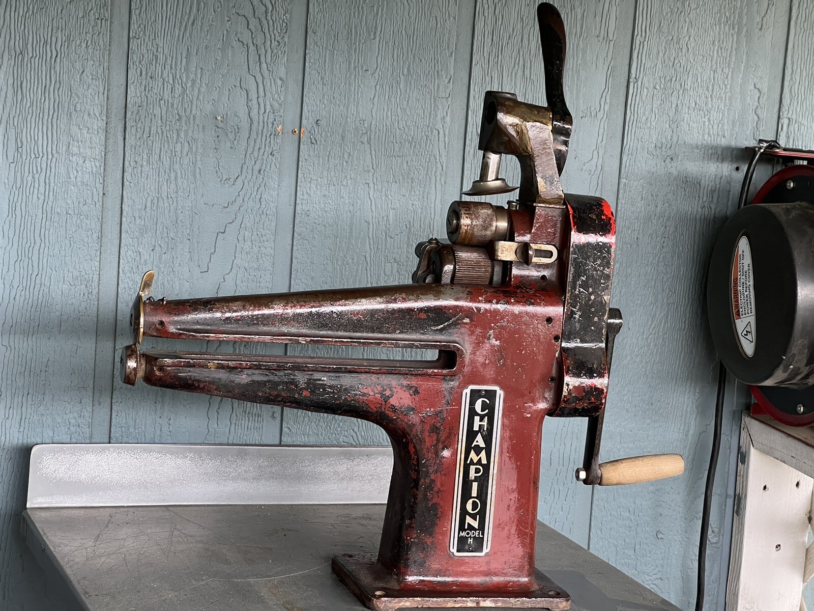 CHAMPION 5inl Shoe Repair Machine Leather Cutter Model H | eBay