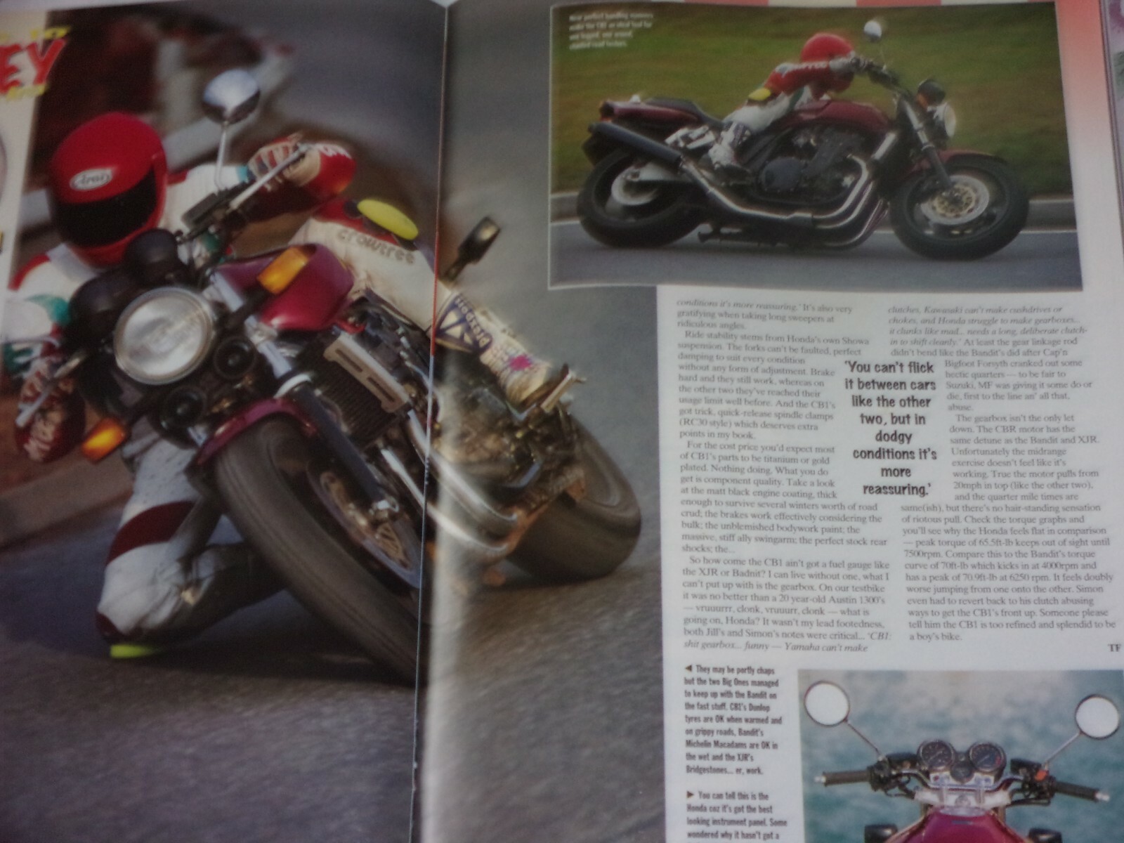 Performance Bike Magazine From Jan 1997 Honda Vfr400 Suzuki Gsx-r400 ...